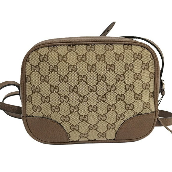Gucci | Bags | Gucci Shoulder Gg Bag Leather Tan | Poshmark